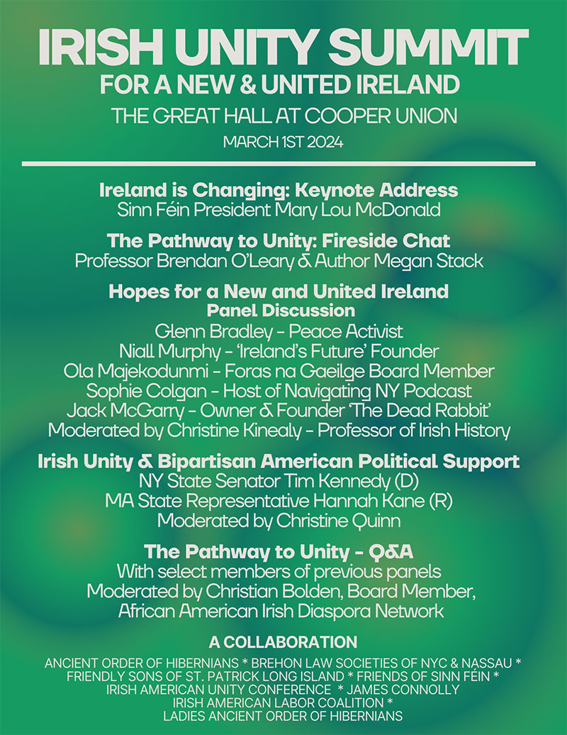 Irish Unity Summit | Irish American Unity Conference